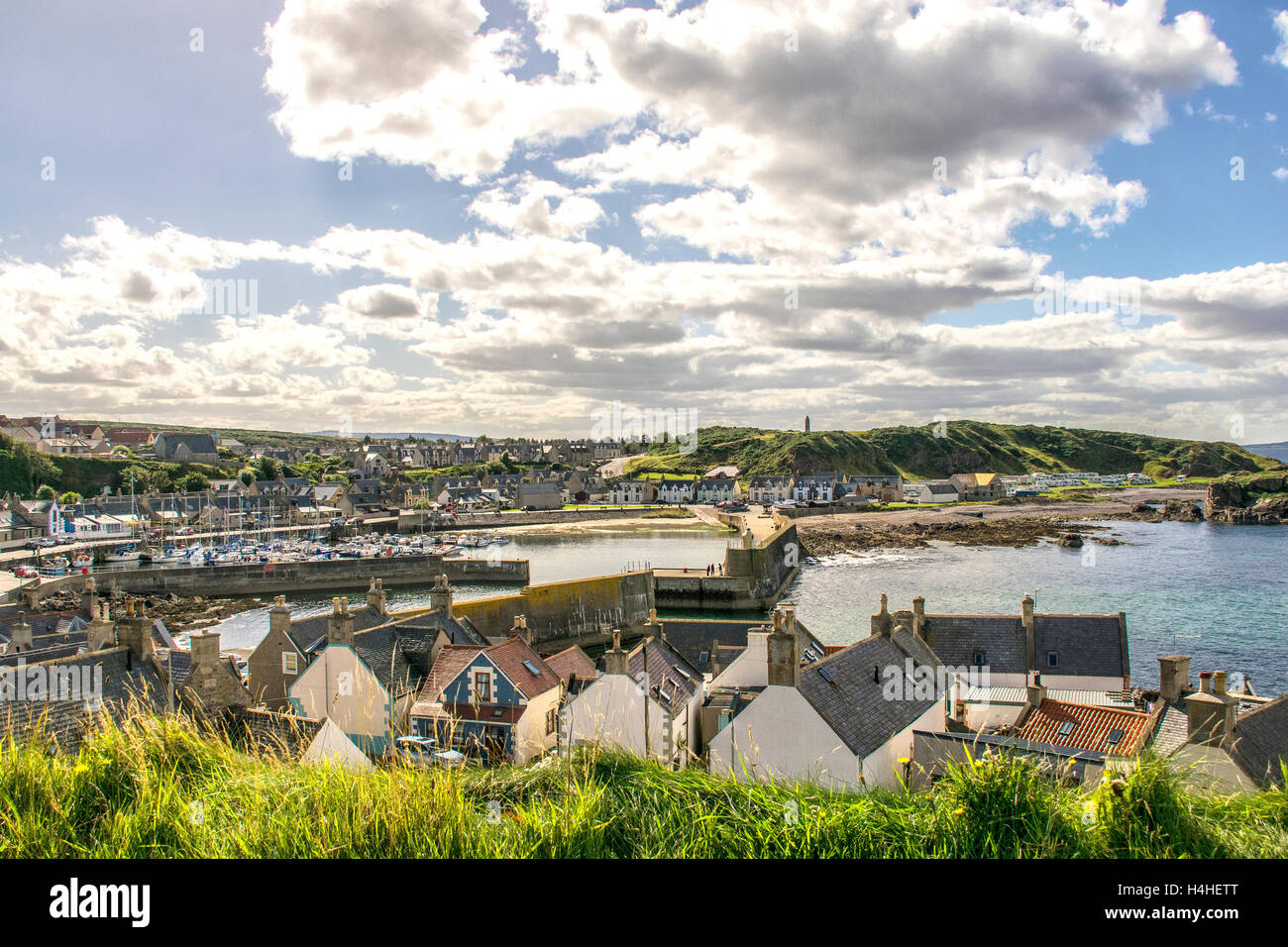 Findochty with harbour hi-res stock photography and images - Alamy