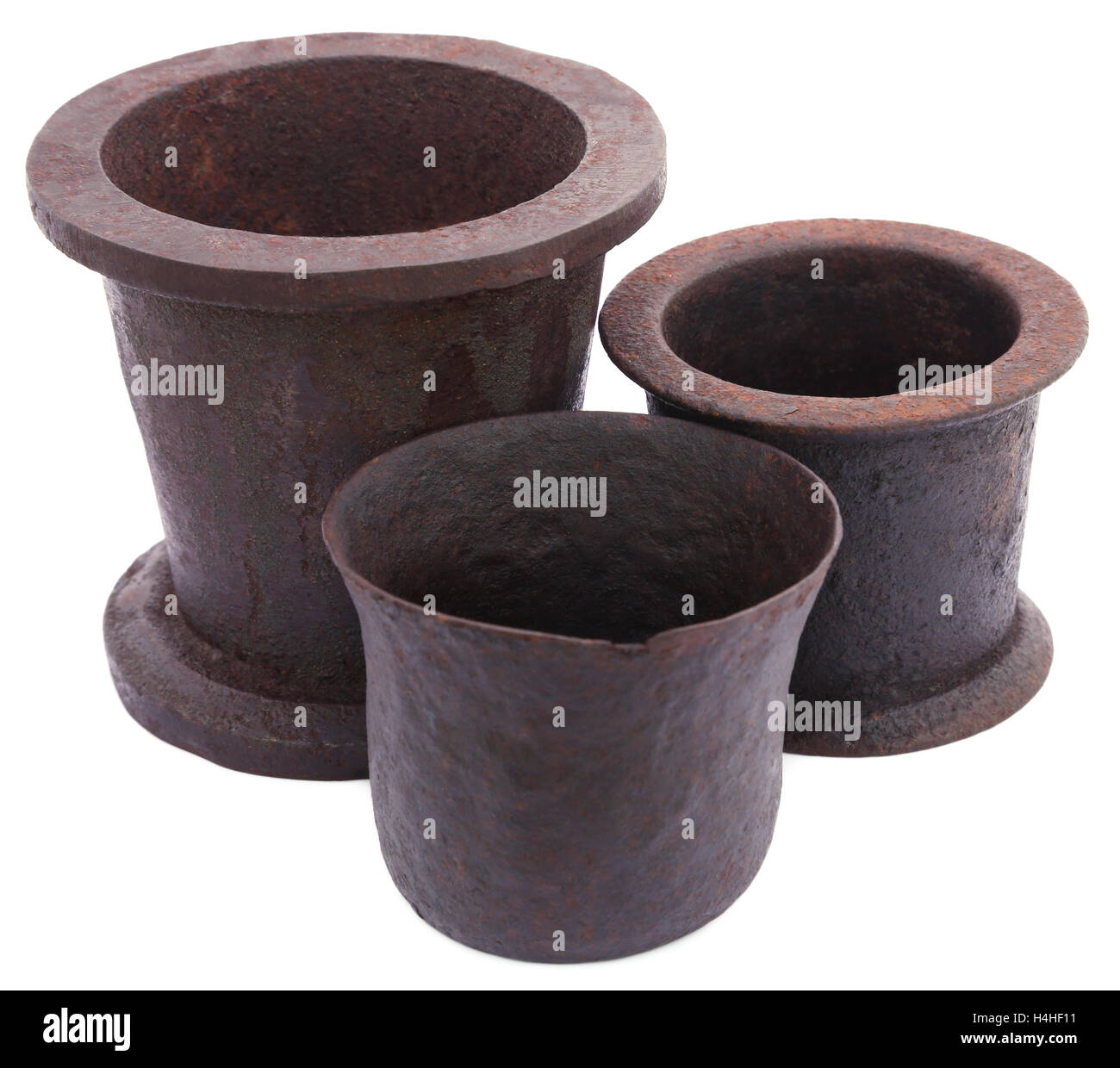 Ancient rusty iron mortar hi-res stock photography and images - Alamy