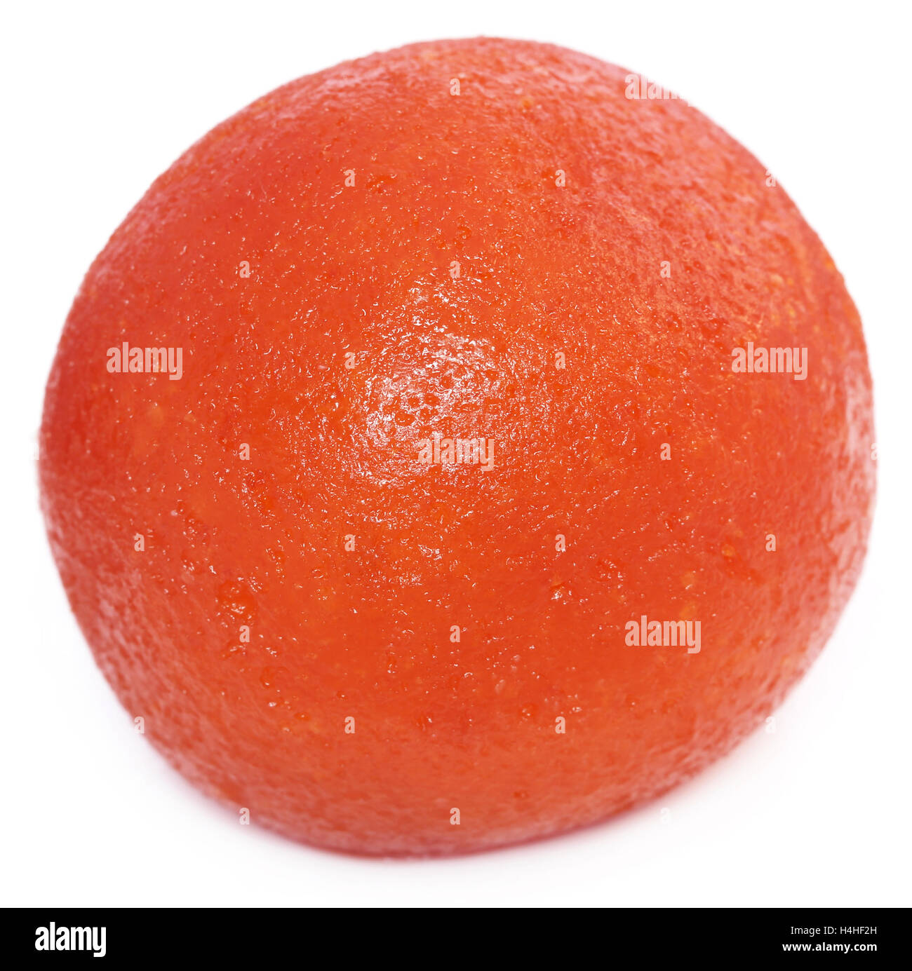 Popular Bangladeshi Sweetmeats Pantua or Lalmohan over white background ...
