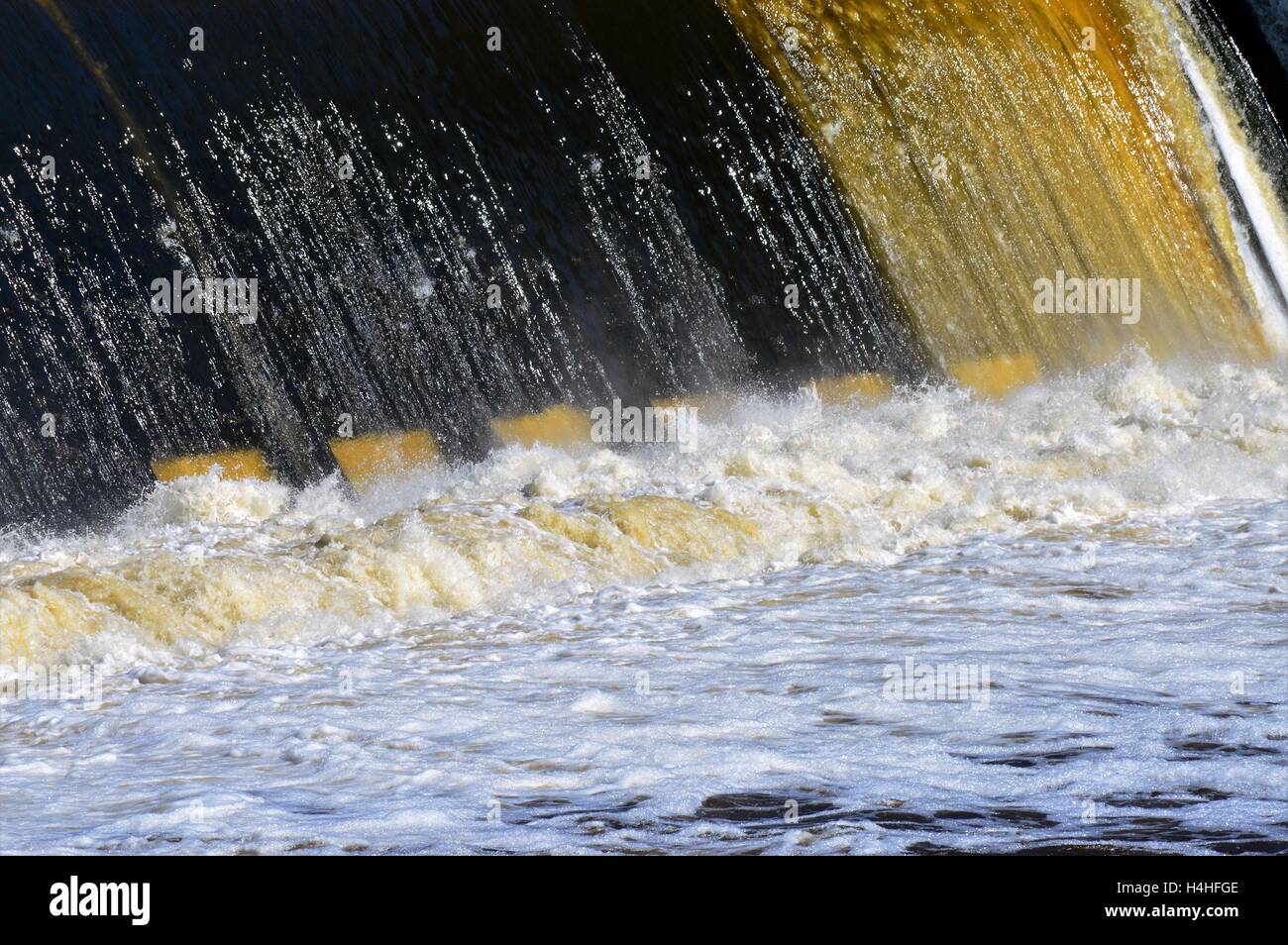 Waterfall at the Ford Dam in Minneapolis Minnesota Stock Photo - Alamy
