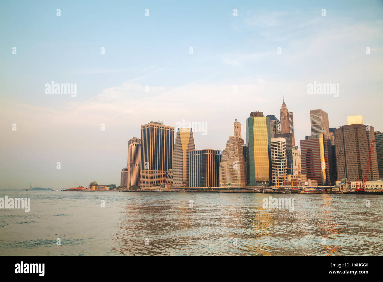 Manhattan cityscape in the morning Stock Photo - Alamy