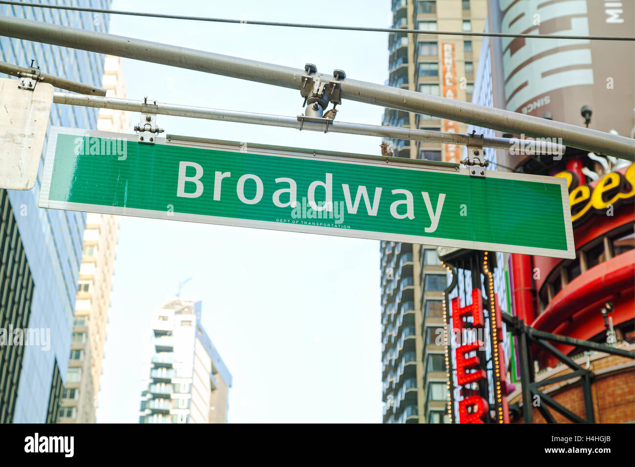 Broadway Sign High Resolution Stock Photography and Images - Alamy