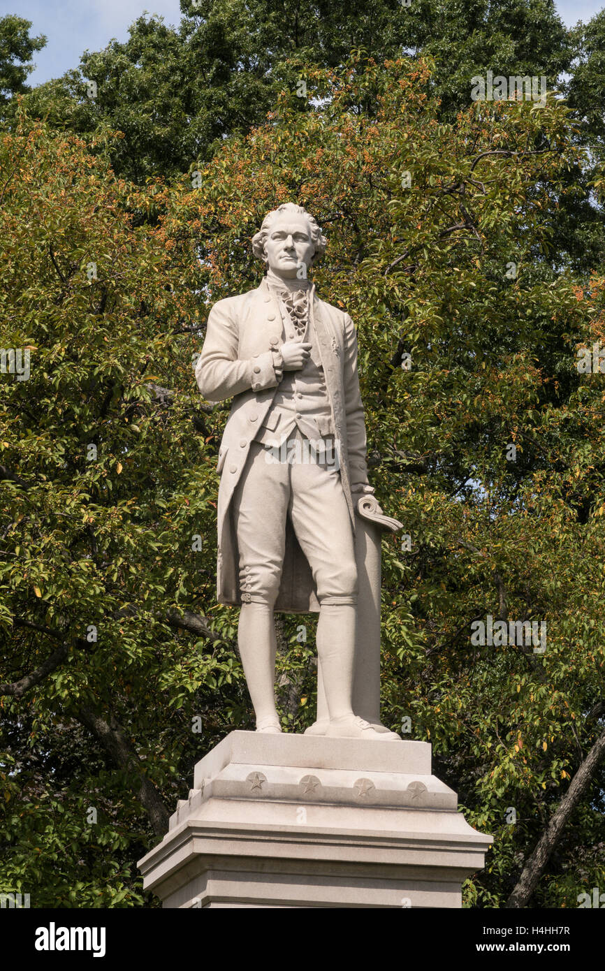 Granite Standing figure (over life-size) of Alexander Hamilton is a ...