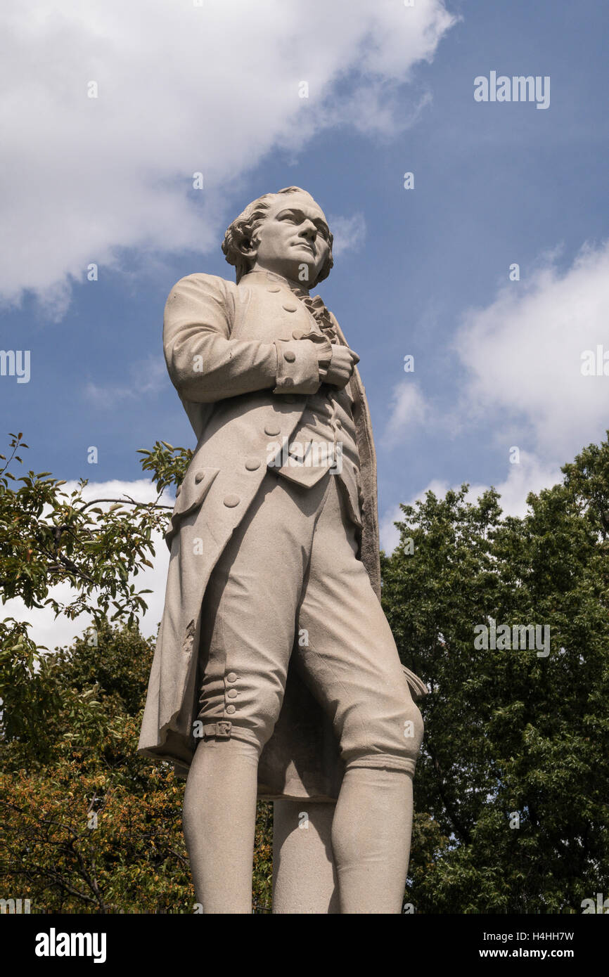Granite Standing figure (over life-size) of Alexander Hamilton is a ...