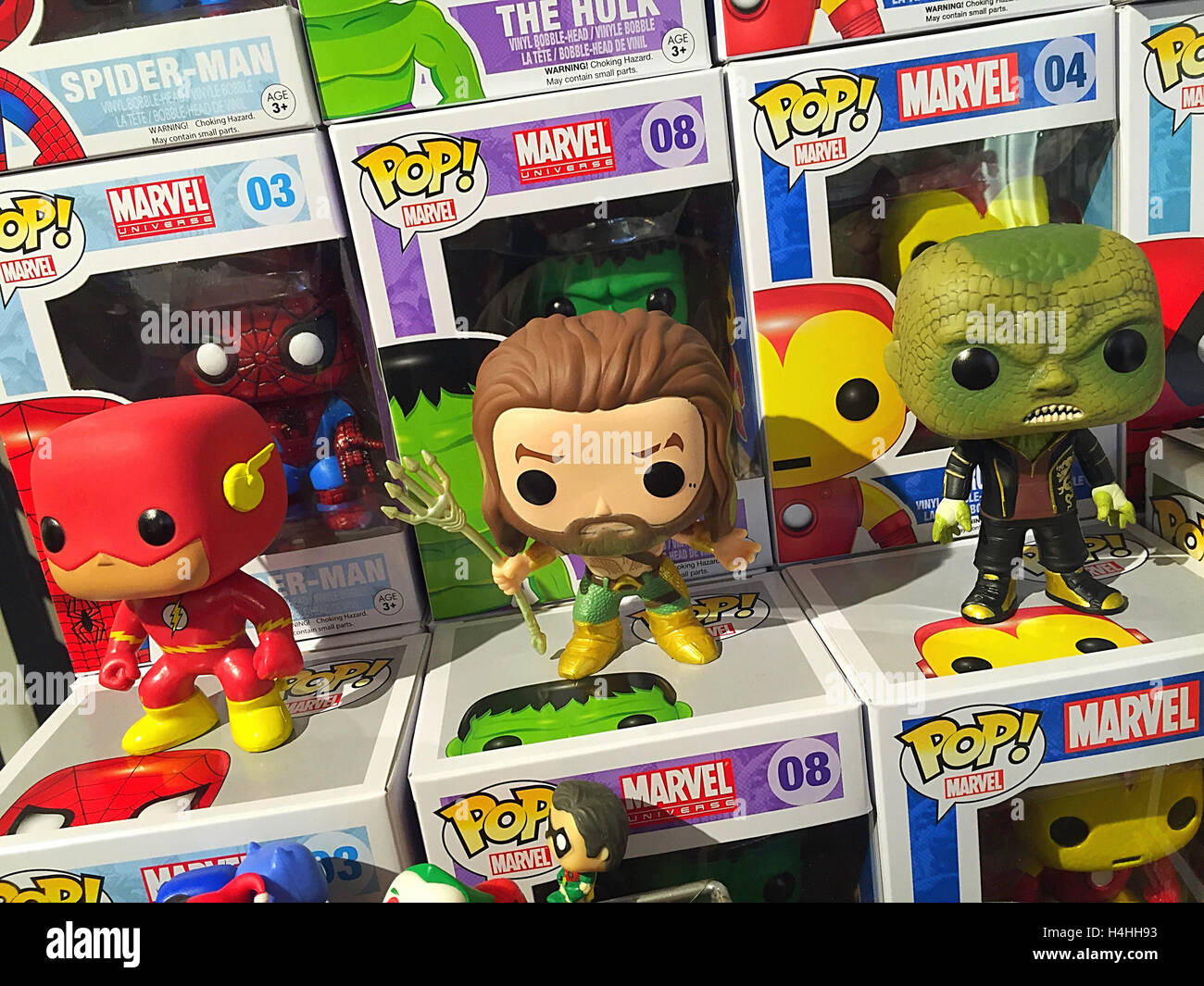 Marvel shop hi-res stock photography and images - Alamy