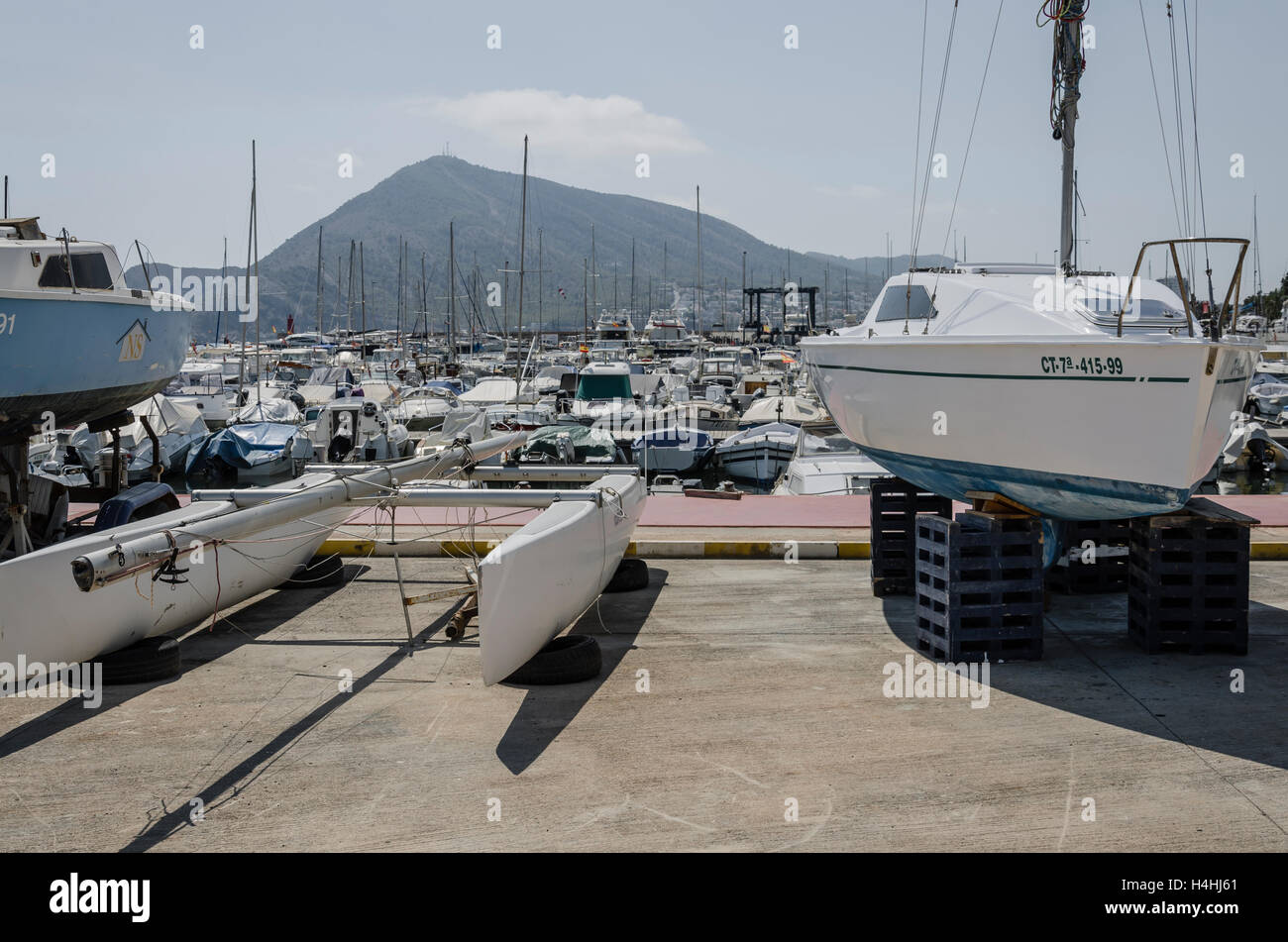 Boats port altea view hi-res stock photography and images - Alamy