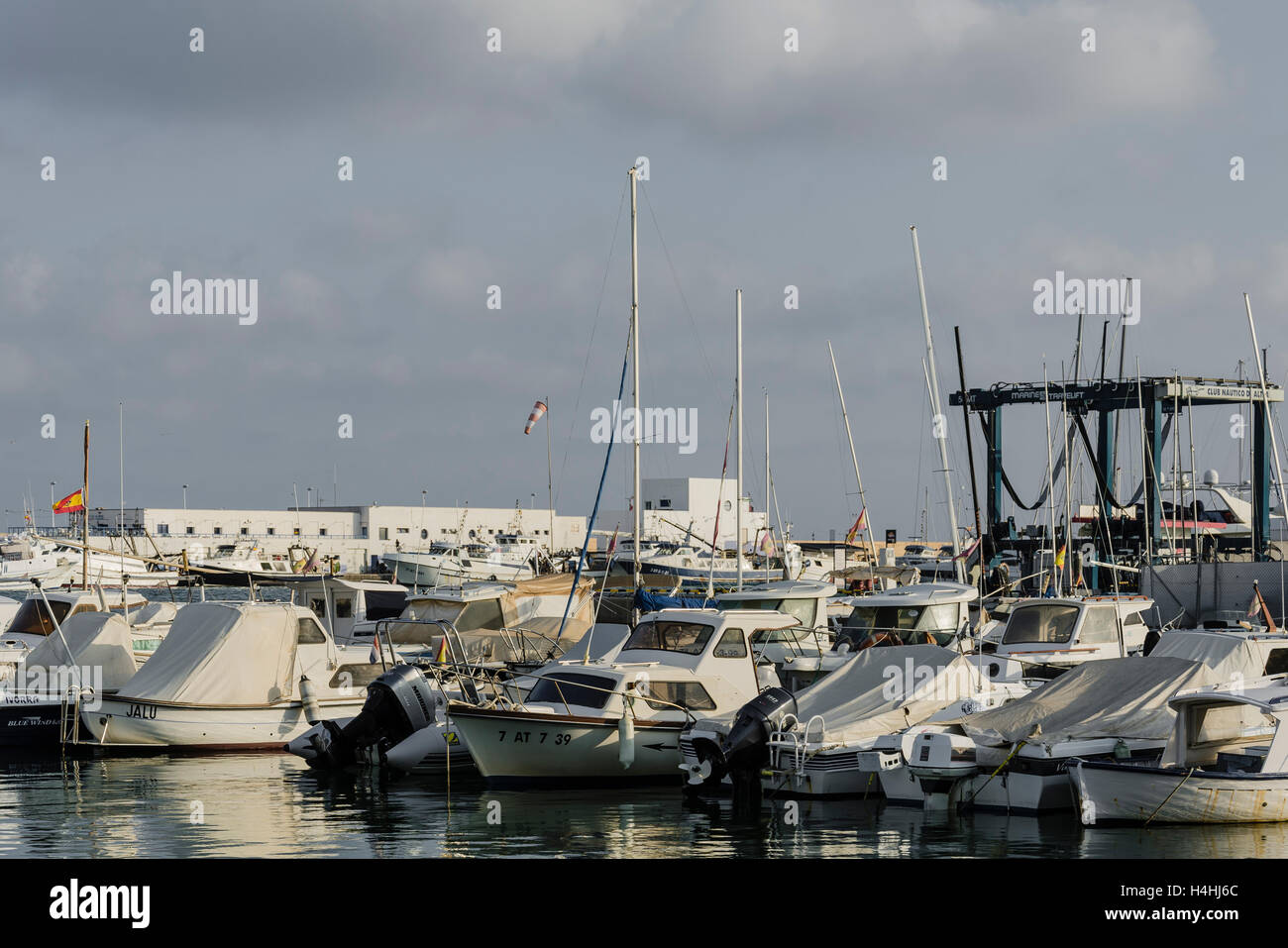 Some boats view in the Altea port, Alicante, Spain Stock Photo - Alamy
