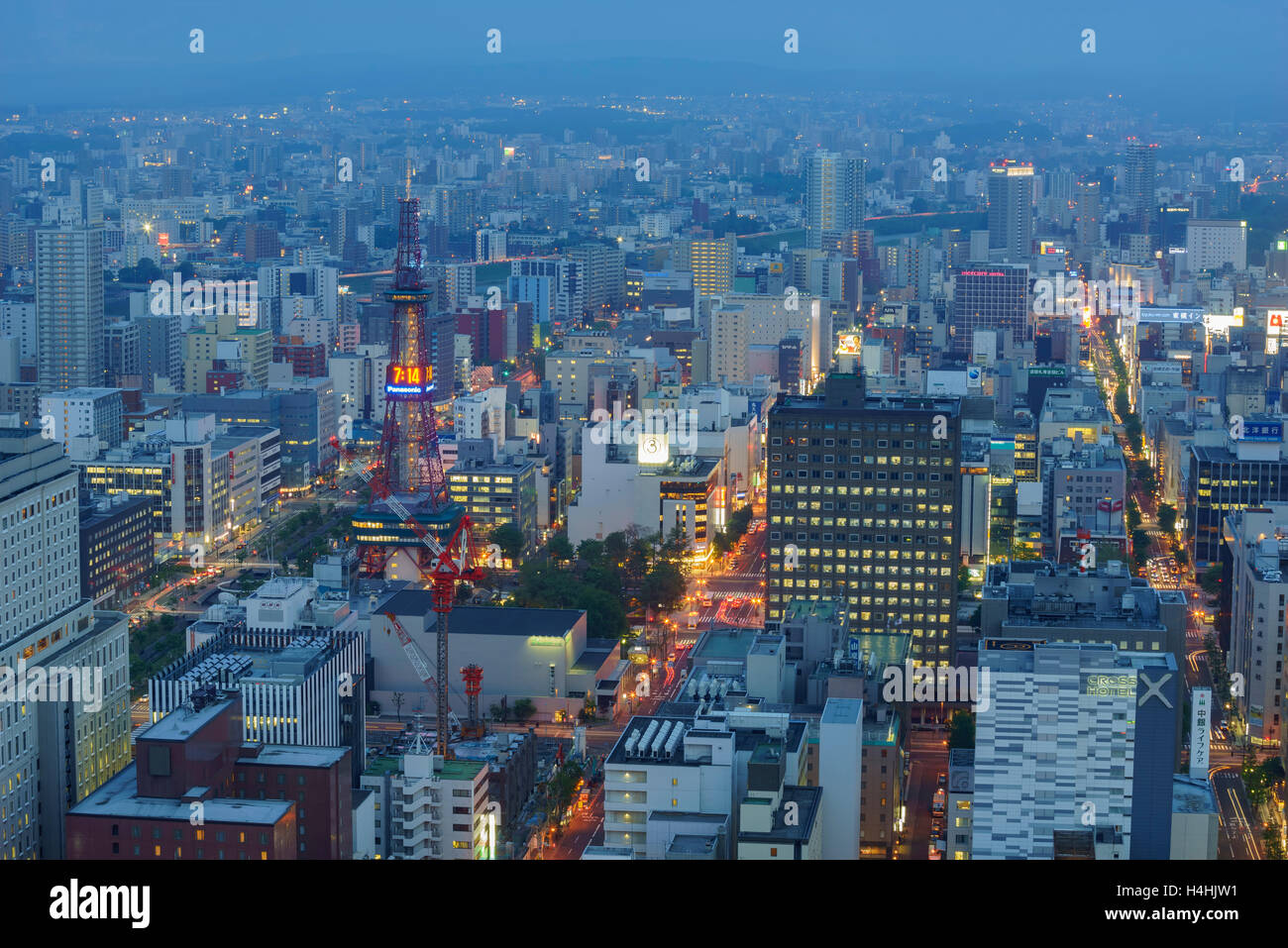 Downtown sapporo hi-res stock photography and images - Alamy