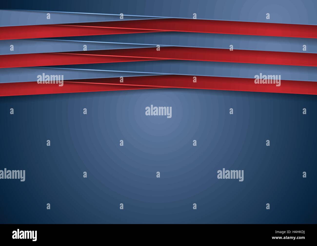 Abstract tech corporate blue and red background. Vector design ...