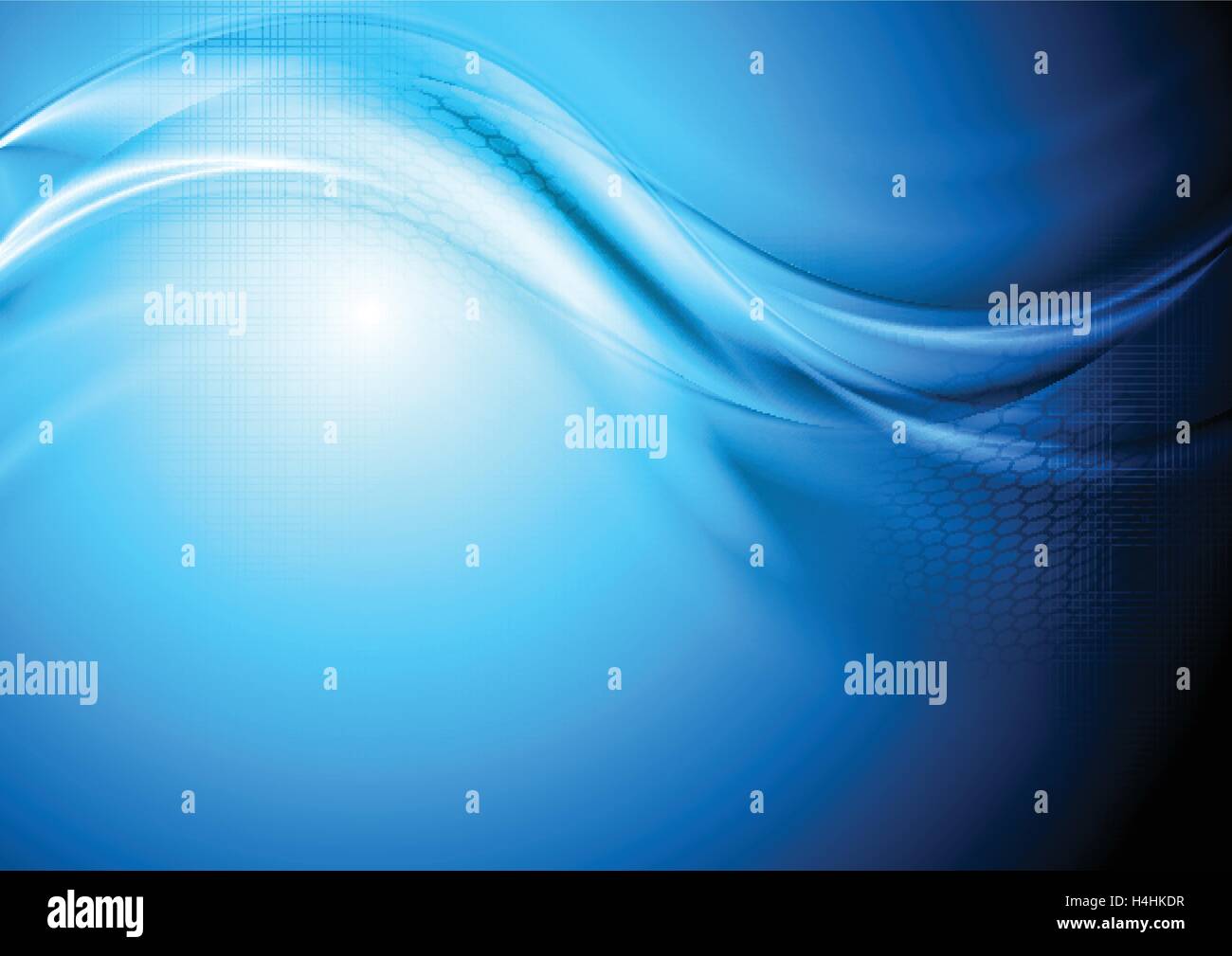 Fractal blue drawing Stock Vector Images - Alamy