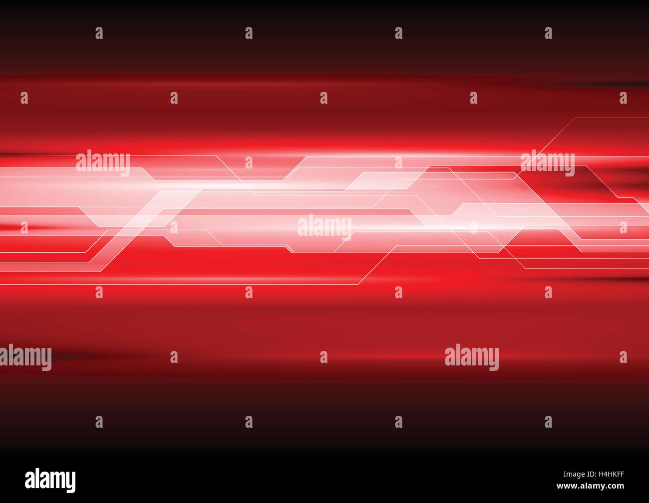 Dark red technical abstract background. Vector template design Stock ...