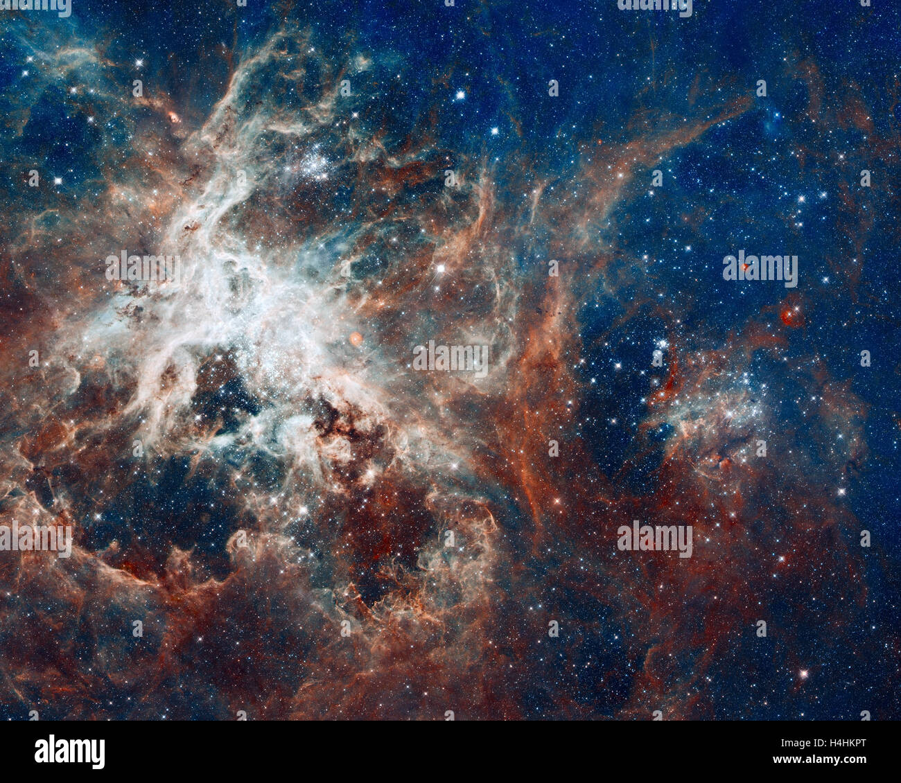 Star-Forming Region in the Tarantula Nebula or 30 Doradus Stock Photo ...