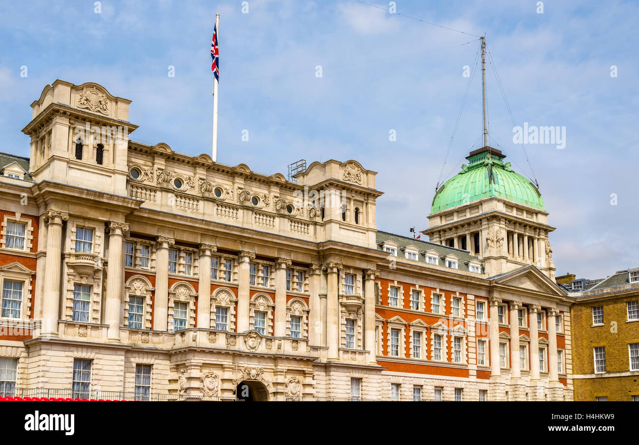 Old Admiralty Building in the city centre of London - England Stock ...