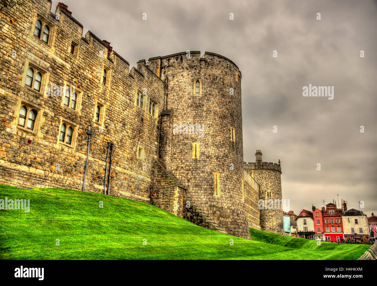 Walls of Windsor Castle near London, England Stock Photo - Alamy