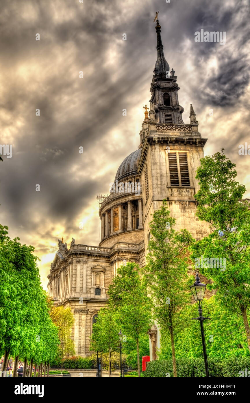 St Augustine Watling Street, a church in London - England Stock Photo ...