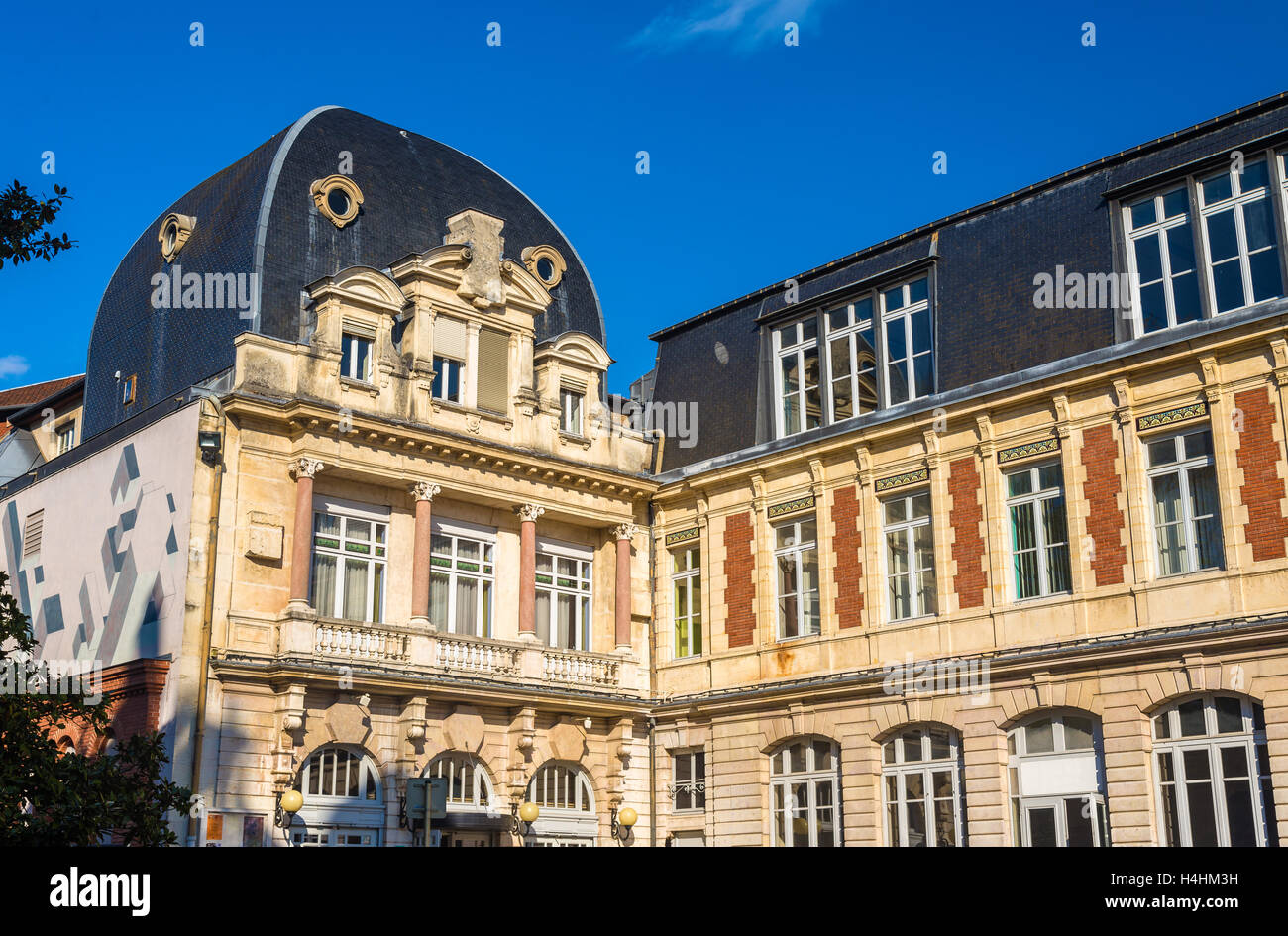 Buildings in the city centre of Besancon - France Stock Photo - Alamy