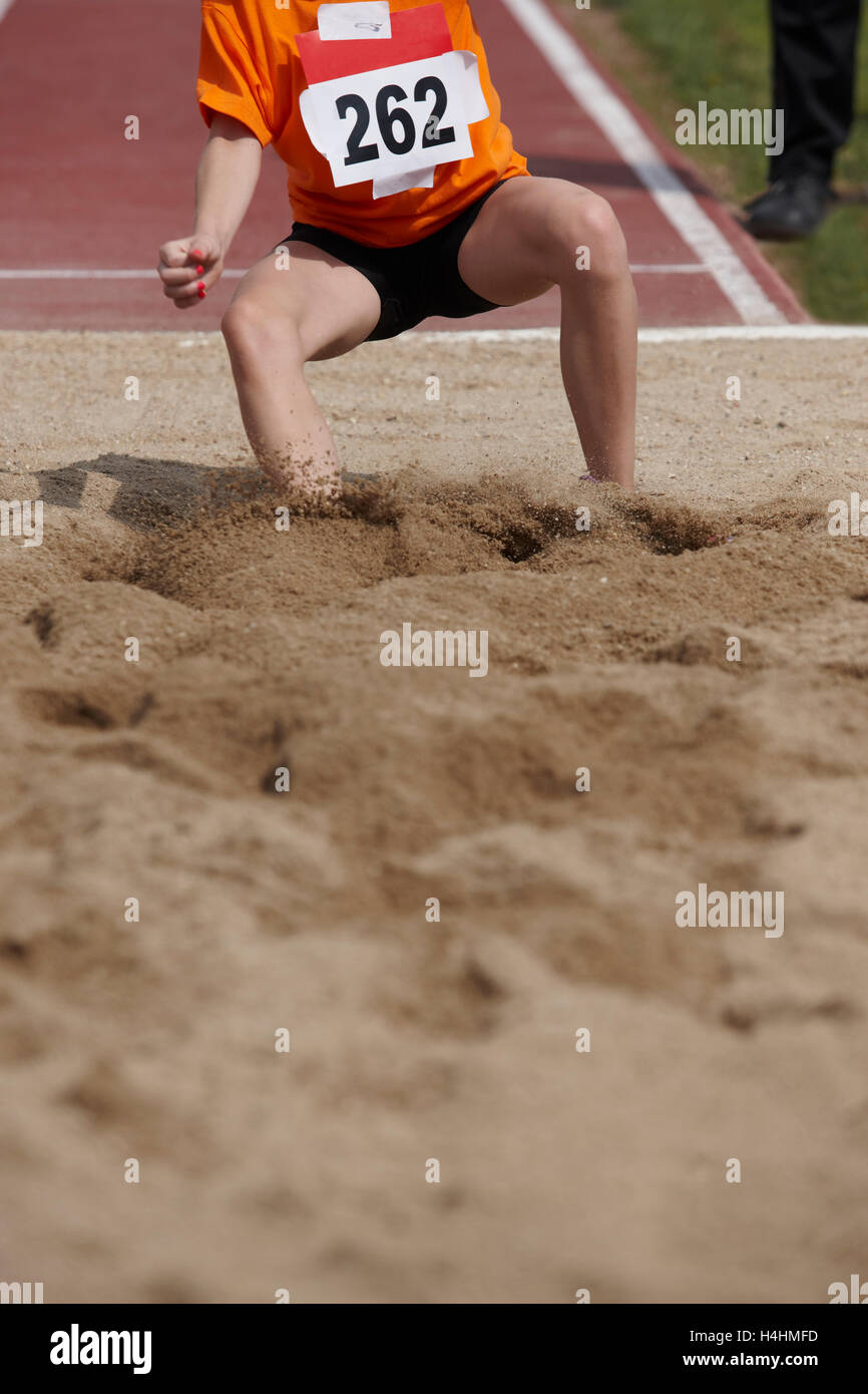 Female long jump hi-res stock photography and images - Alamy