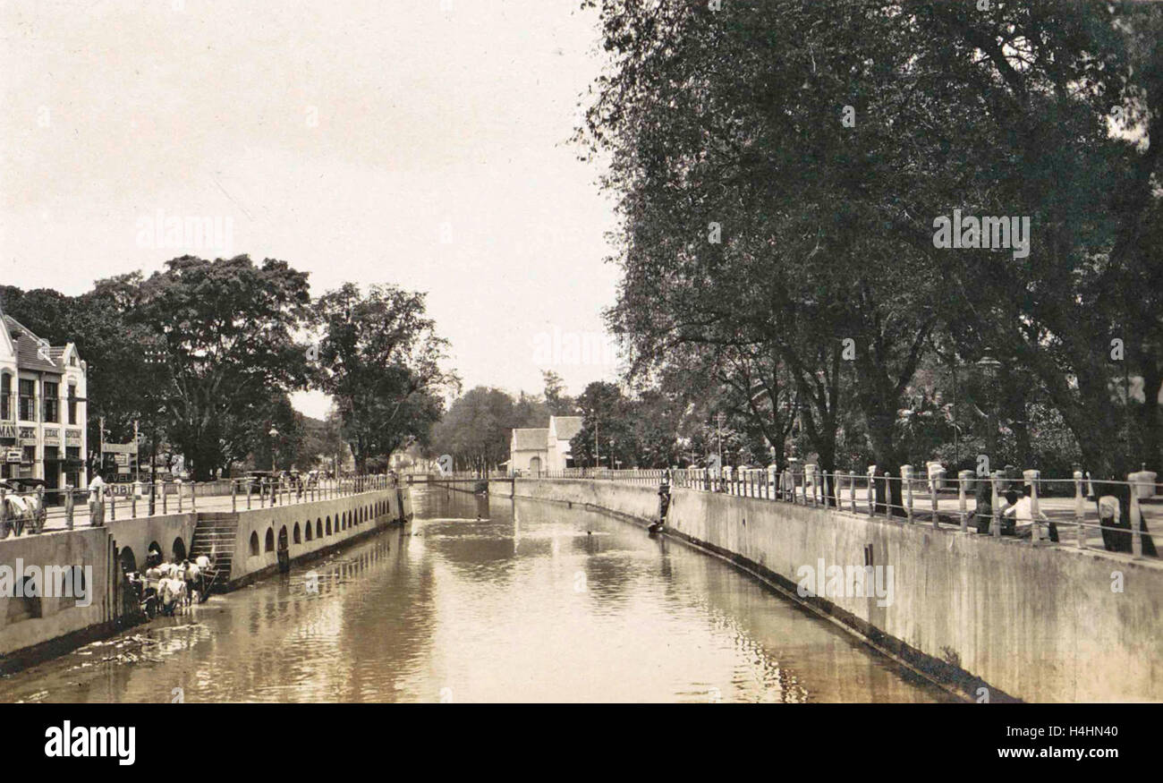 Batavia, Indonesia, Noordwijk quay channel, Anonymous, 1900 - 1920 ...