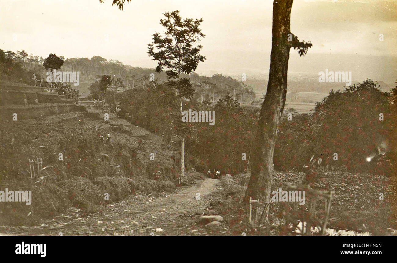 Java, Indonesia cutting to Ninisvbo with panorama, Anonymous, 1900 ...