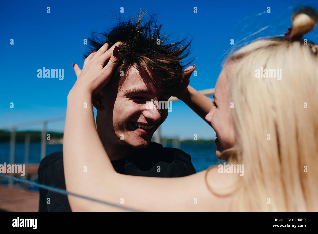 man and woman having fun Stock Photo - Alamy