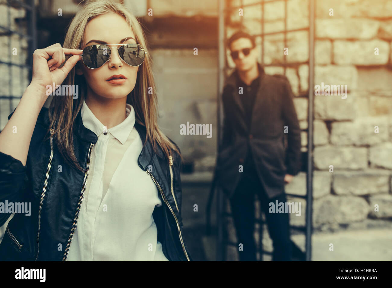 Young beautiful couple Stock Photo - Alamy