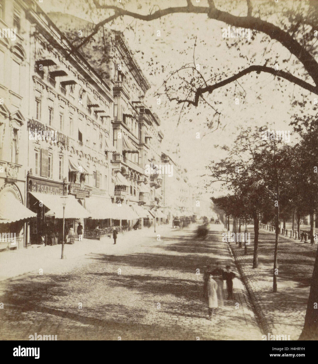 Unter den Linden Berlin, Johann Friedrich Stiehm, E. Linde & Co., 1860 ...