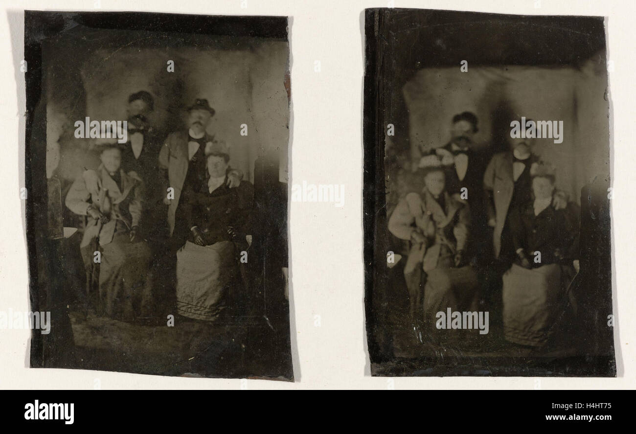 Group portrait, Anonymous, 1860 - 1870 Stock Photo - Alamy