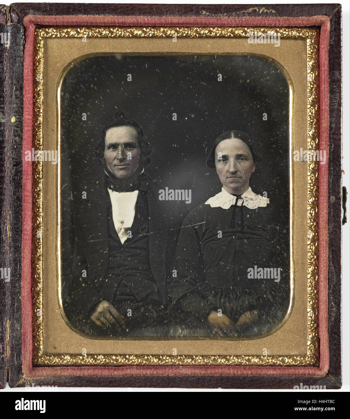 Portrait of a couple, Anonymous, c. 1840 - c. 1860 Stock Photo - Alamy