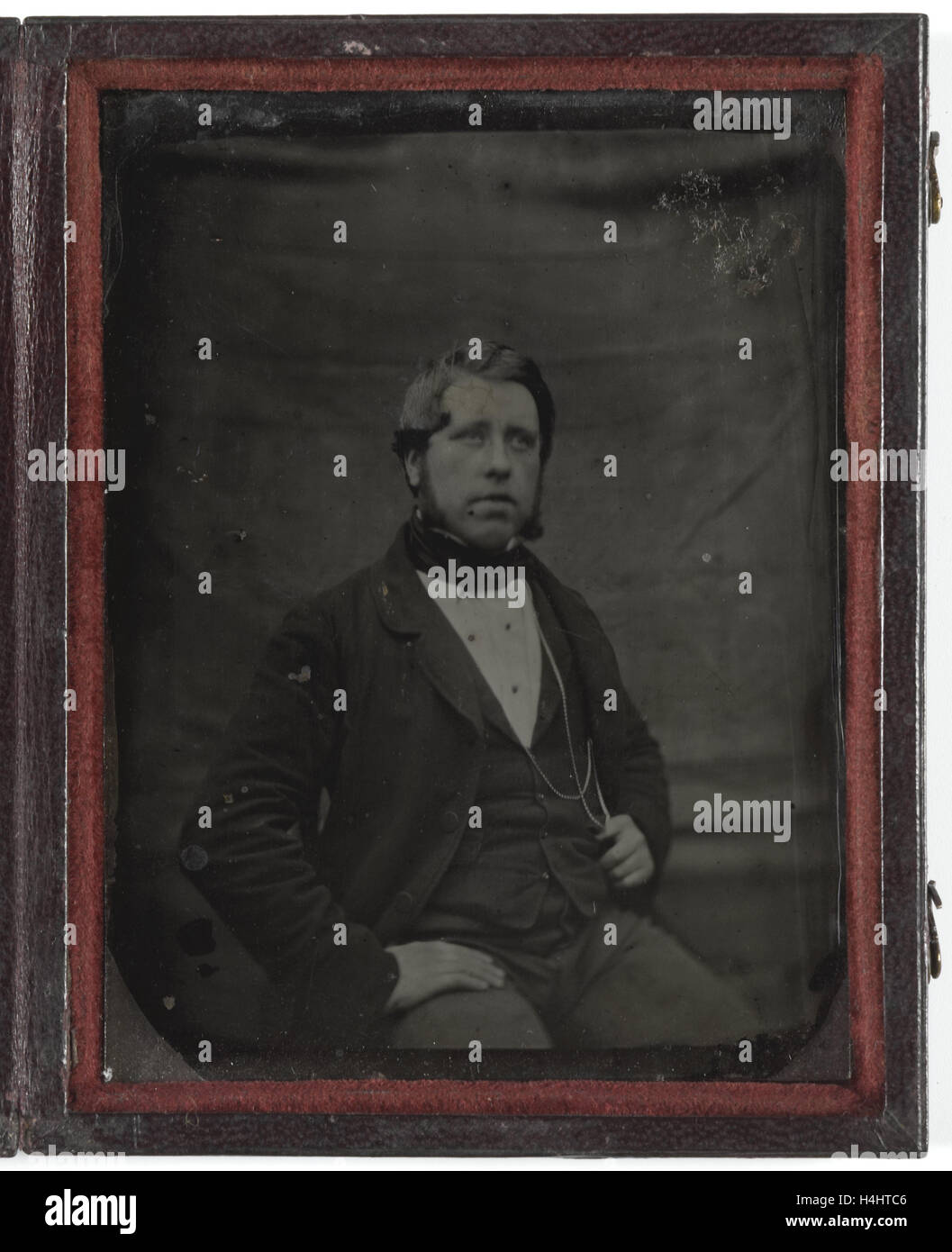 Portrait of a Man, Anonymous, 1850-1870 Stock Photo - Alamy