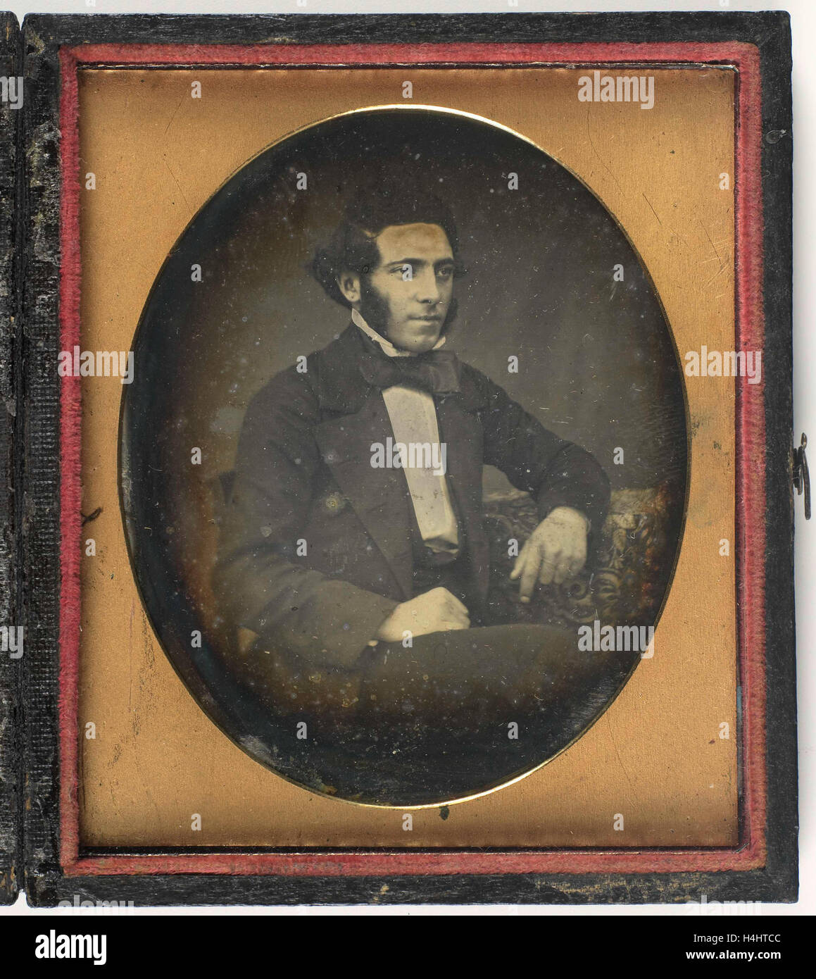 portrait of a young man, Anonymous, c. 1840 - c. 1860 Stock Photo - Alamy