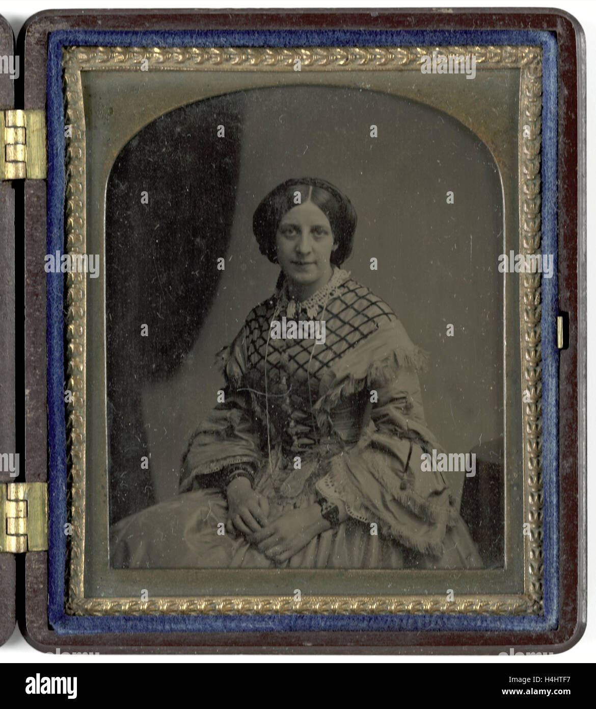 Portrait woman, Anonymous, c. 1855 - c. 1870 Stock Photo - Alamy