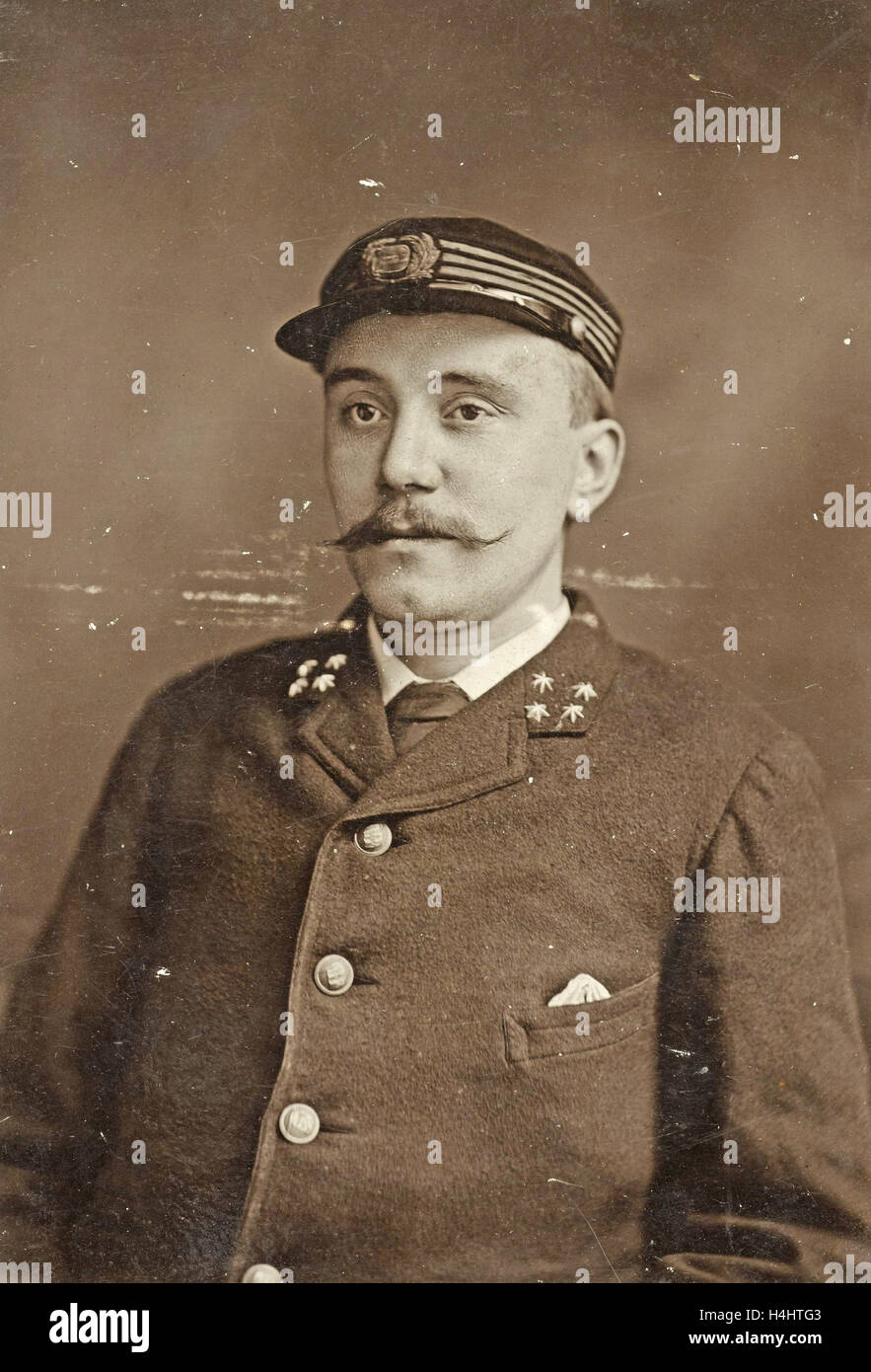 Portrait of a soldier, Lay, 1870 - 1900 Stock Photo - Alamy