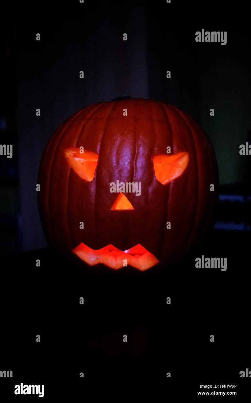 Halloween Pumpkin (Jack-o'-lantern Stock Photo - Alamy