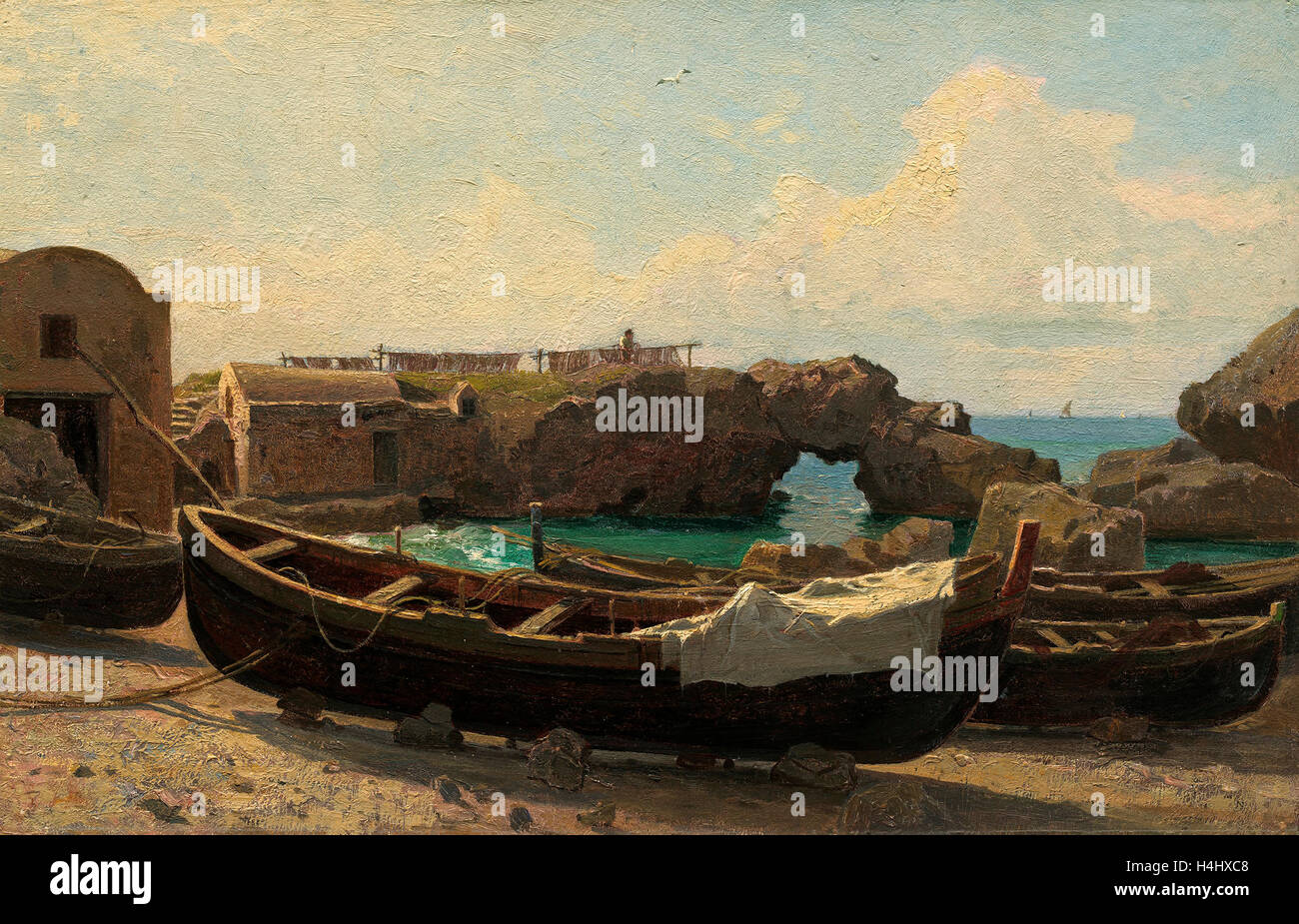 William Stanley Haseltine, Marina Piccola, Capri, American, 1835 - 1900 ...