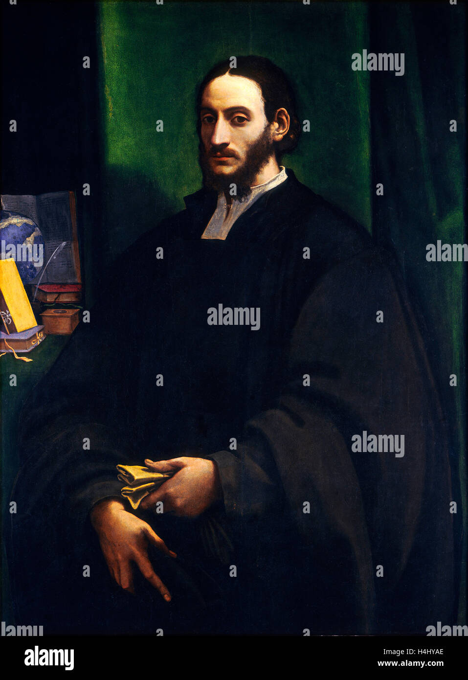 Sebastiano del Piombo, Portrait of a Humanist, Italian, 1485-1547, c ...