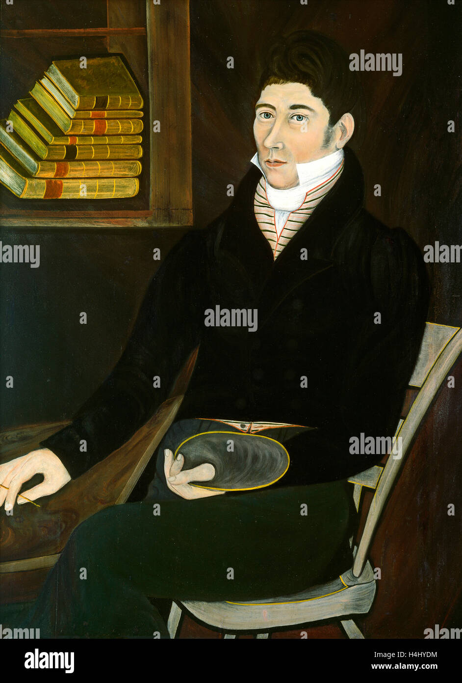 Asahel Powers, American (1813-1843), Possibly William Sheldon, c. 1831 ...