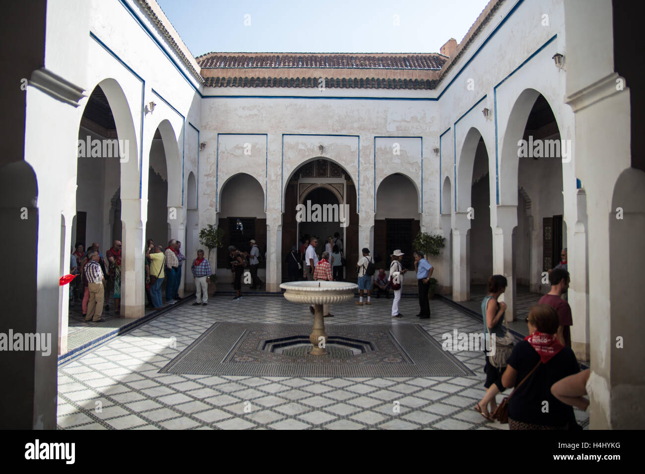 El Bahia Palace Stock Photo - Alamy