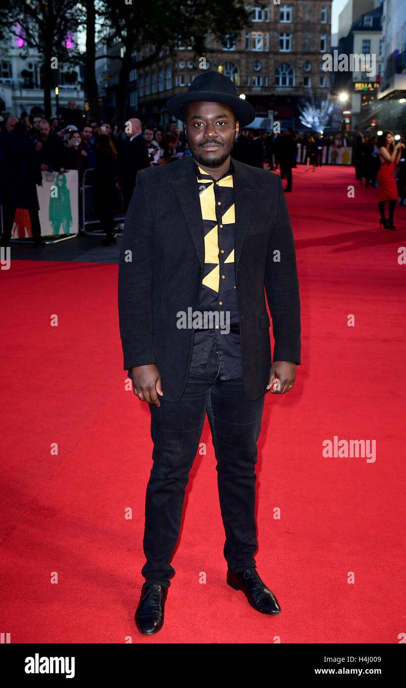 Babou Ceesay attending the 60th London Film Festival Closing Night gala ...