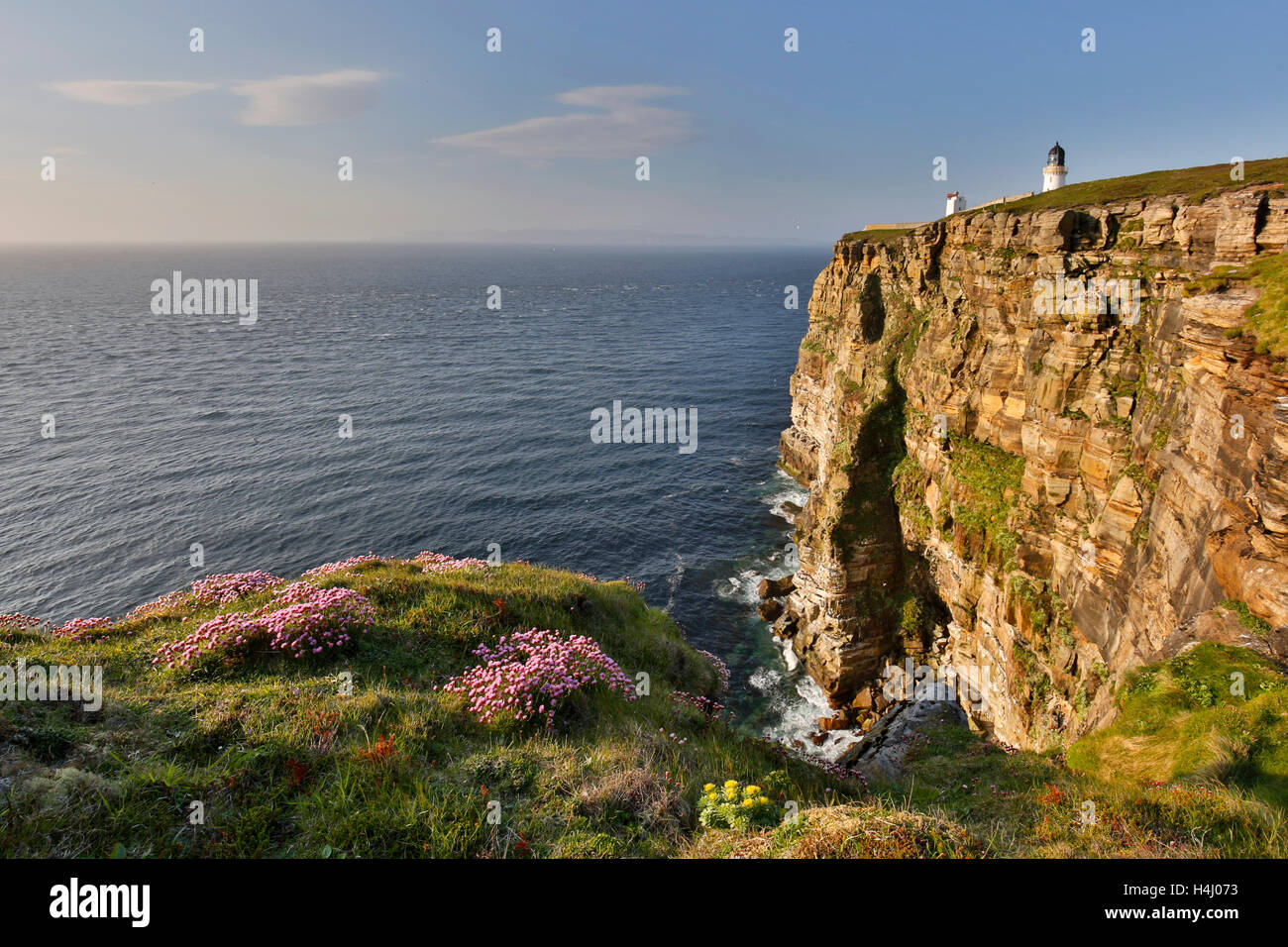 Duncansby Head; Lighthouse; Scotland; UK Stock Photo - Alamy