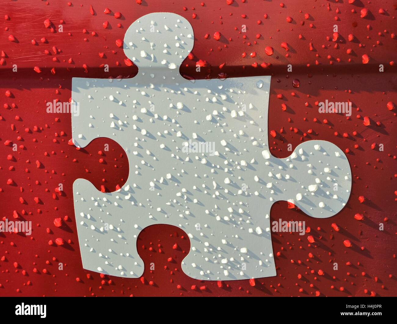 Jigsaw puzzle decal hi-res stock photography and images - Alamy