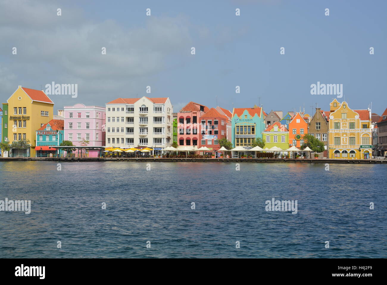 Handelskade Willemstad Curacao Stock Photo - Alamy