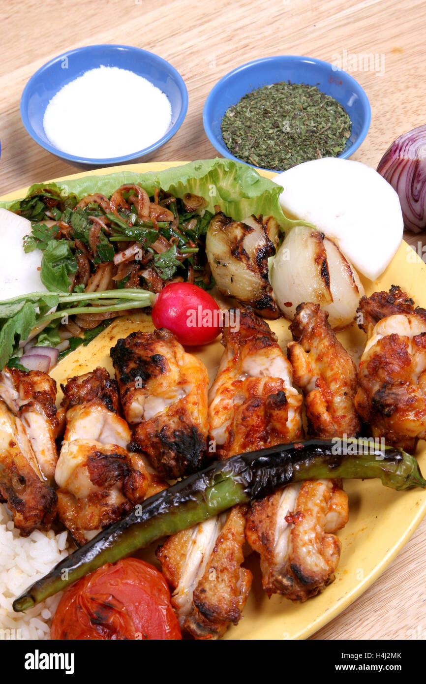Grilled Chicken Wings Stock Photo - Alamy