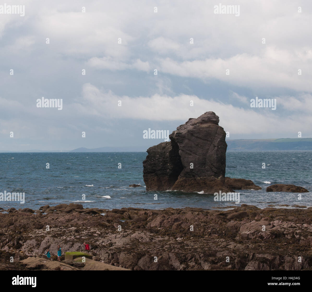 Thurlestone rock bay hi-res stock photography and images - Alamy
