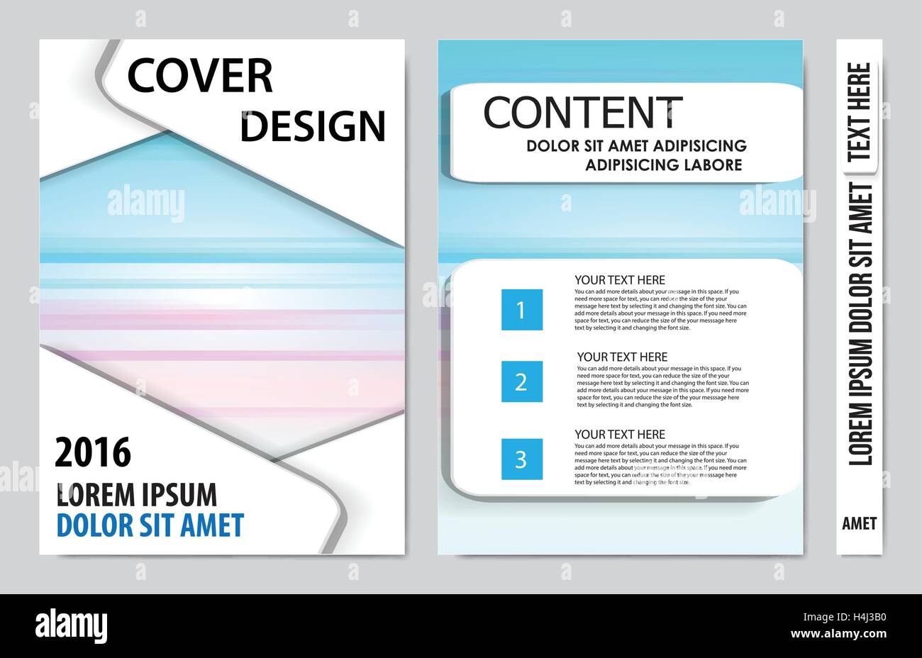 Cover book presentation report design template background Stock Vector ...