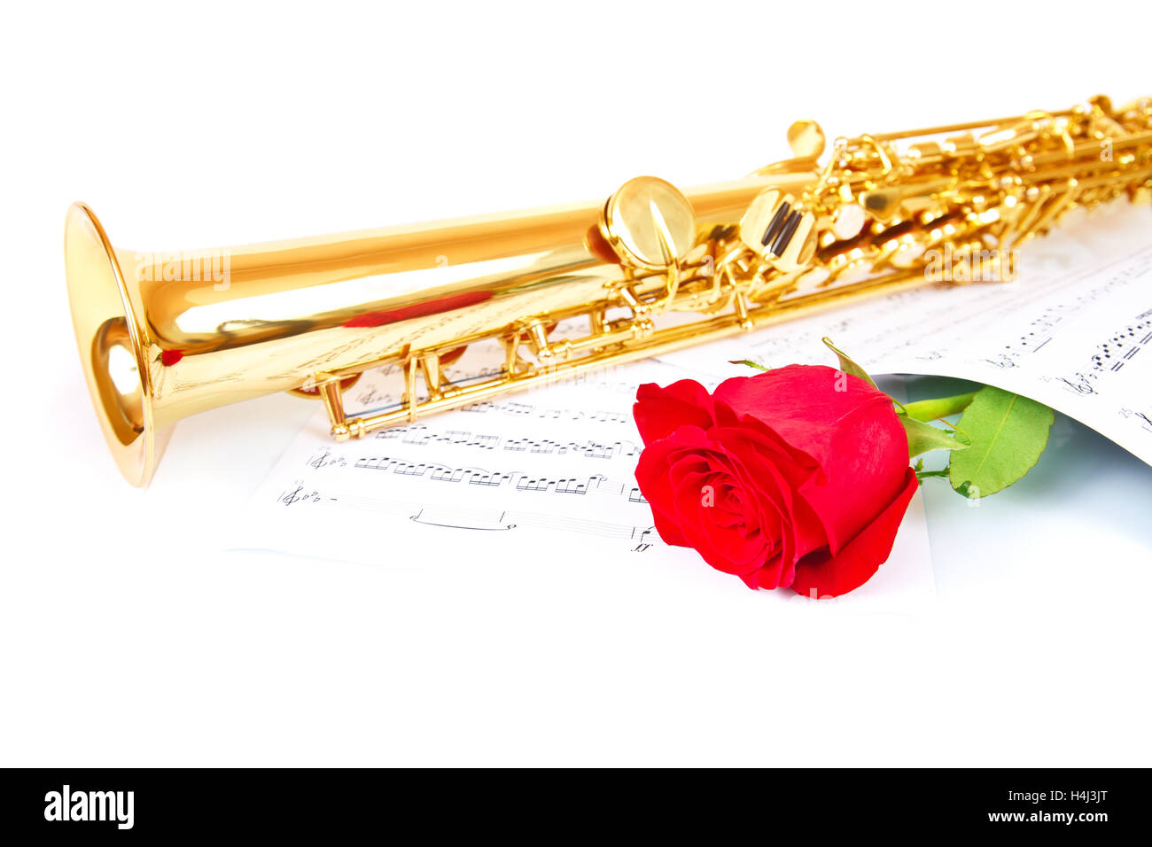 Saxophone instrument wind musical Cut Out Stock Images & Pictures - Alamy