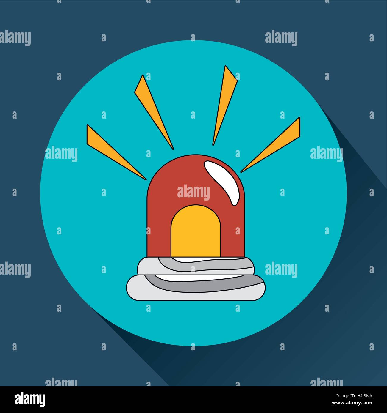 siren alarm device Stock Vector Image & Art - Alamy
