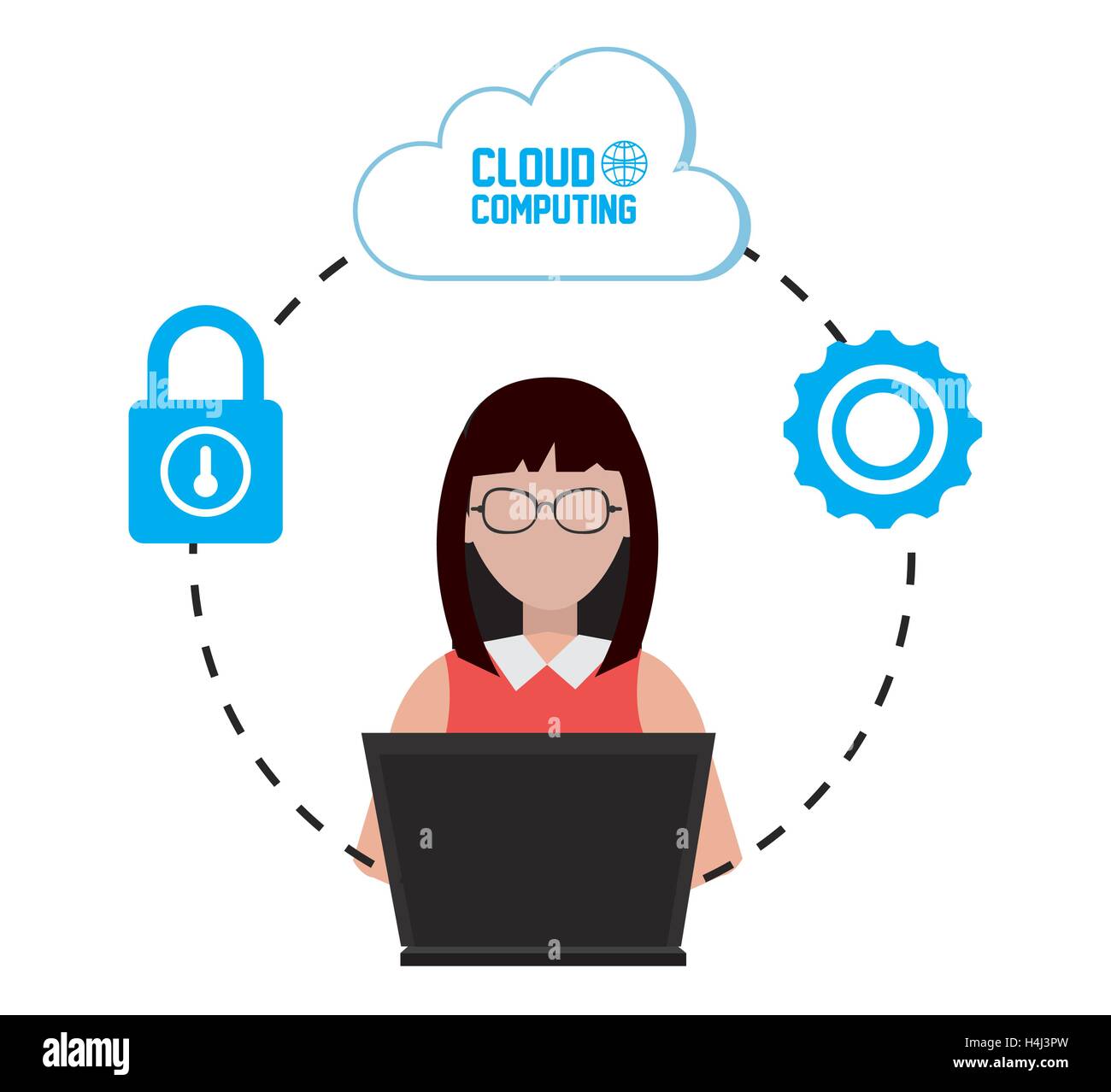 cloud computing design Stock Vector Image & Art - Alamy