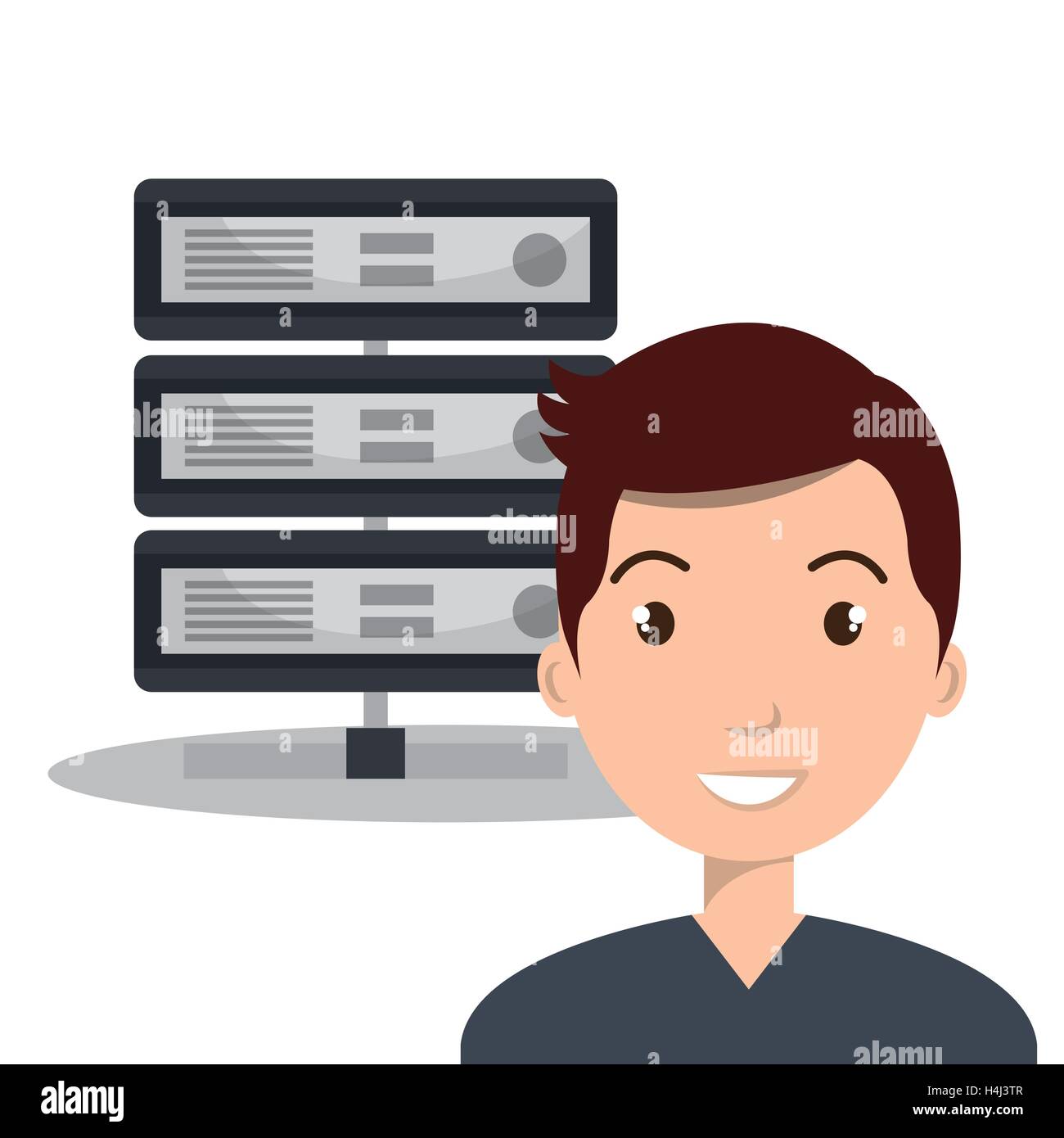 data host design Stock Vector Image & Art - Alamy