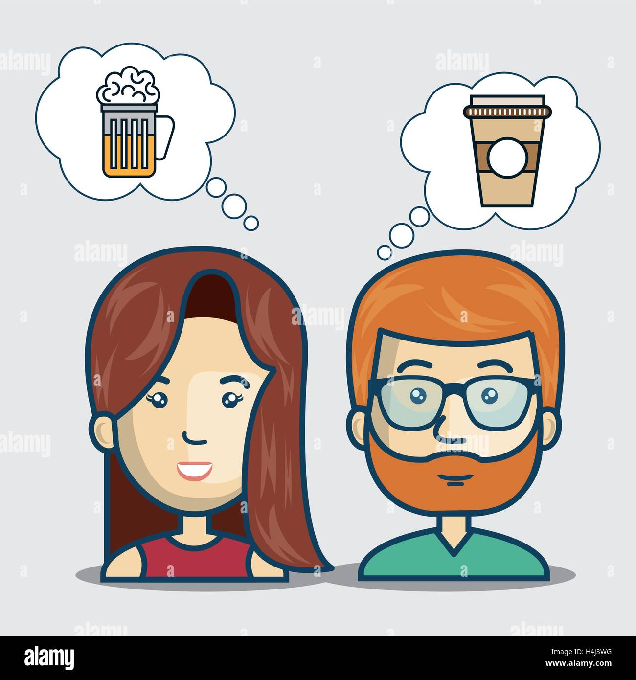 Persons alcohol Stock Vector Images - Alamy