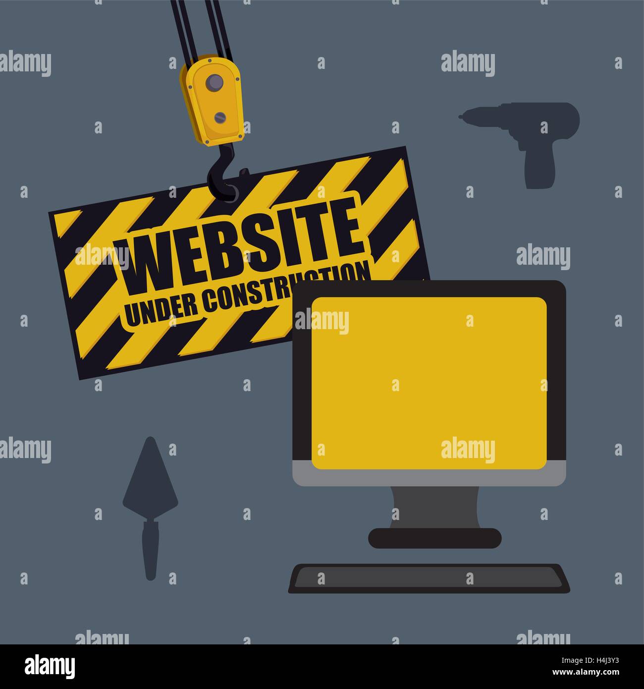 website under construction design Stock Vector Image & Art - Alamy